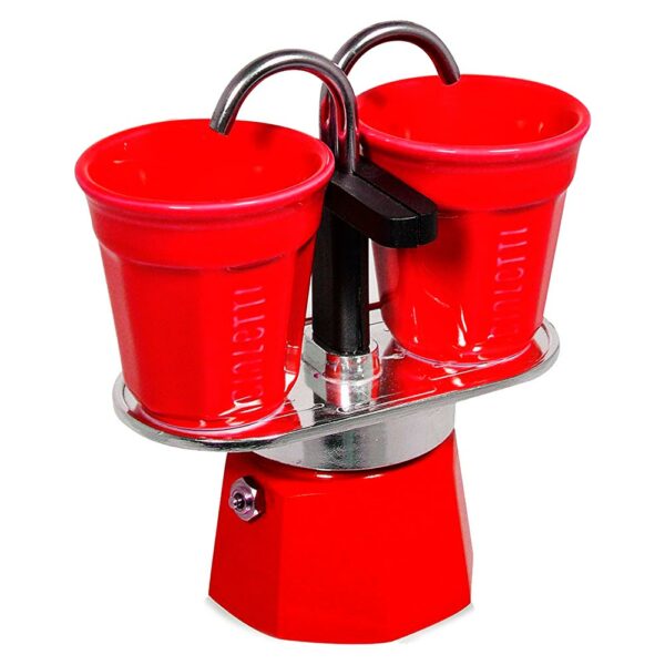 Cafetera Mini Express Con 2 Tazas - Roja | Perfect Home