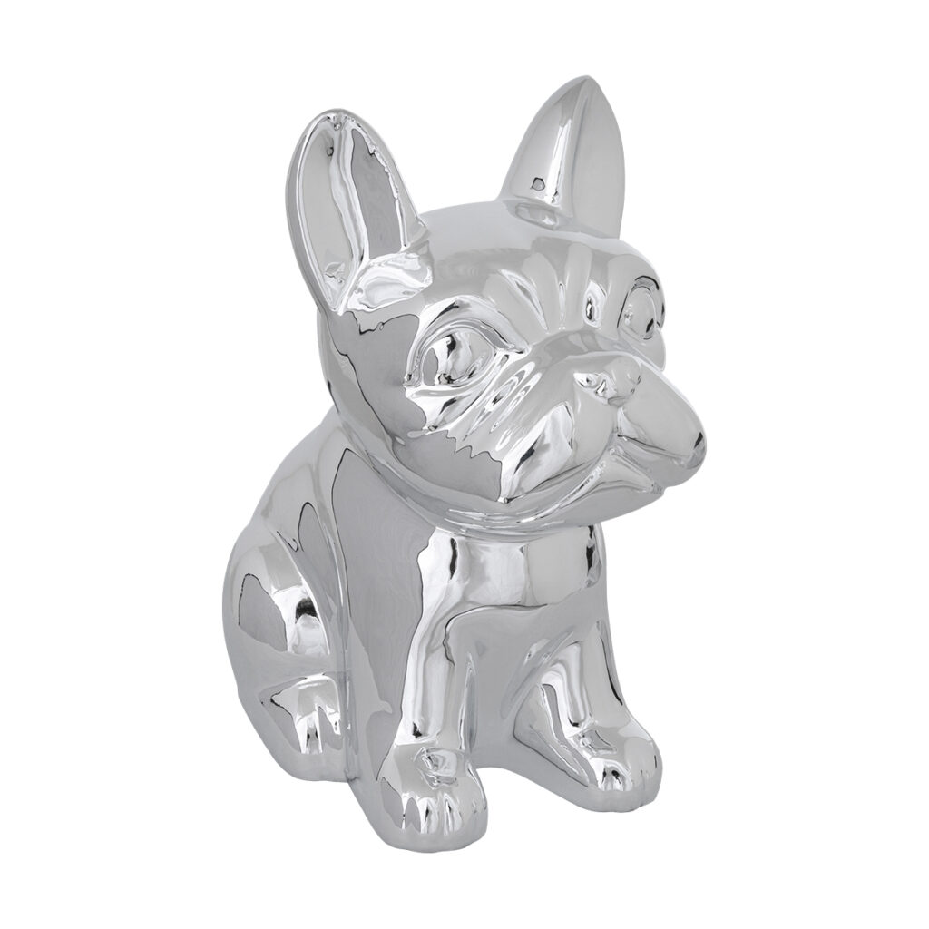 Perro Boston Terrier- Plateado | Perfect Home